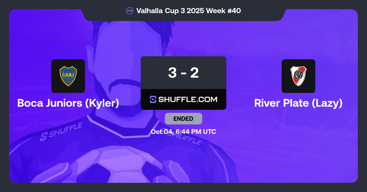 Bet Boca Juniors (Kyler) vs River Plate (Lazy) | Shuffle - VIP Crypto ...