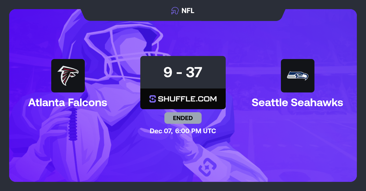 Bet Atlanta Falcons vs Seattle Seahawks | Shuffle - VIP Crypto Casino