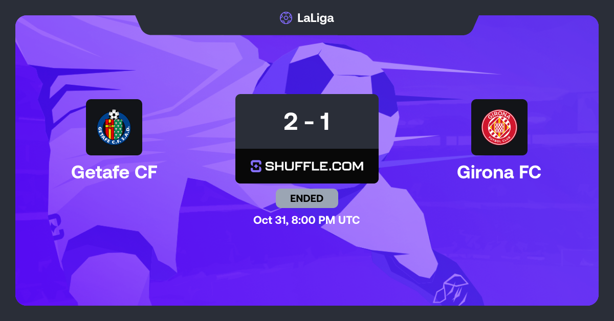 Bet Getafe CF vs Girona FC | Shuffle - VIP Crypto Casino
