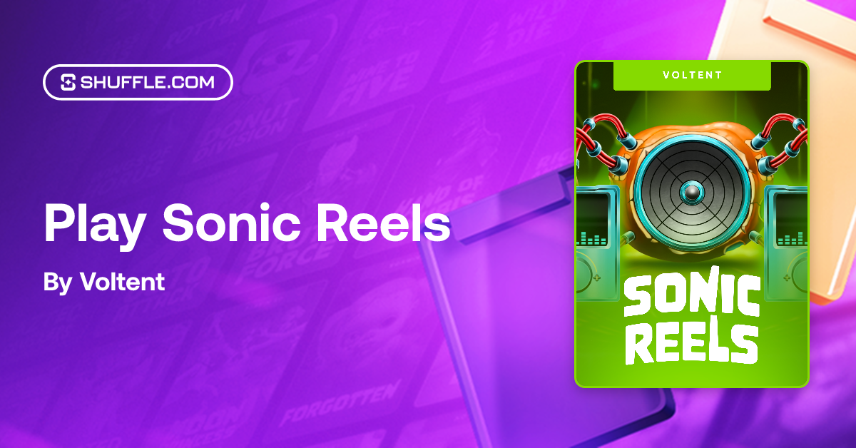Play Sonic Reels Gambling Game by Voltent | Shuffle - VIP Crypto Casino