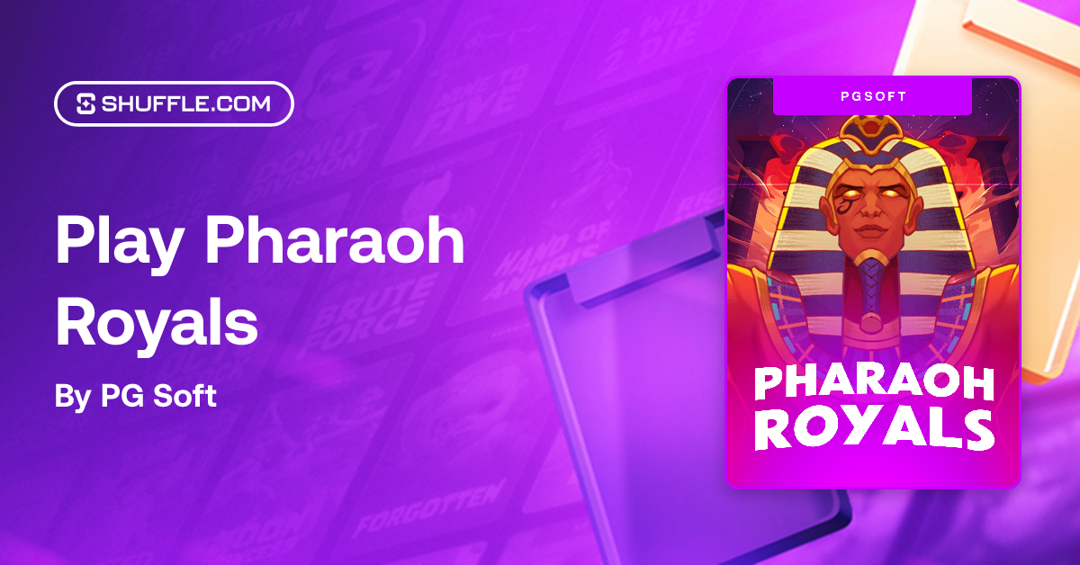 Play Pharaoh Royals Gambling Game by PG Soft | Shuffle - VIP Crypto Casino