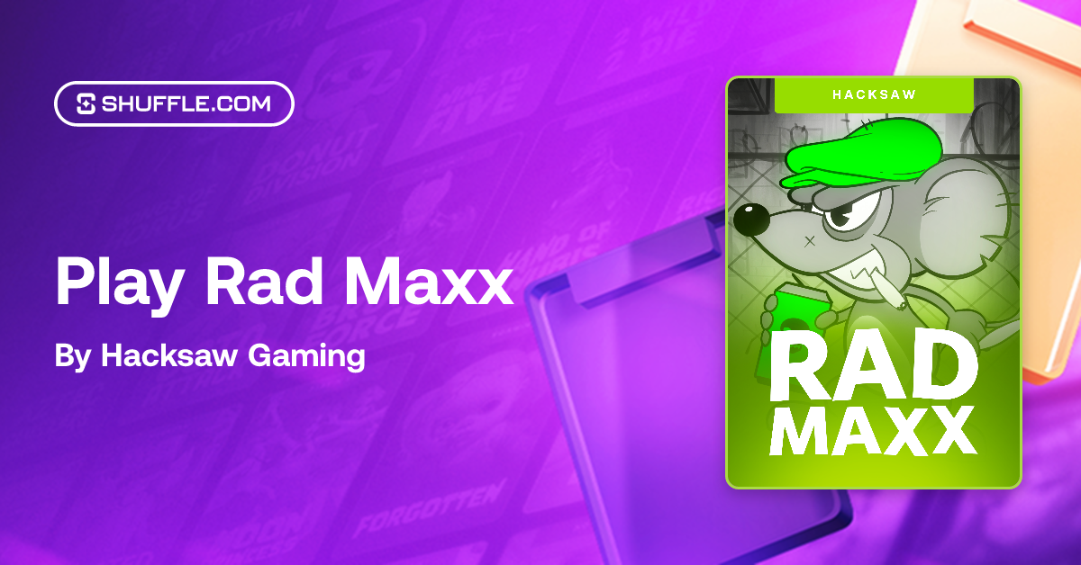 Play Rad Maxx Gambling Game by Hacksaw Gaming | Shuffle - VIP Crypto Casino