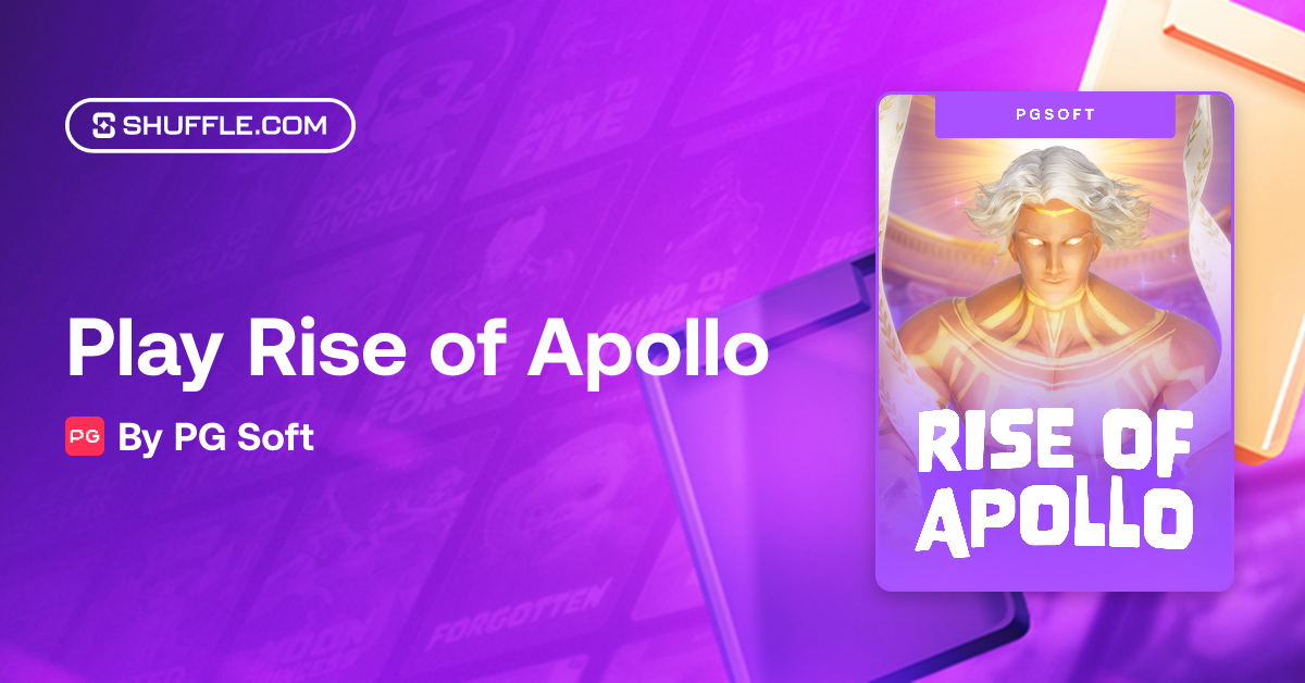 Play Rise of Apollo Gambling Game by PG Soft | Shuffle - VIP Crypto Casino