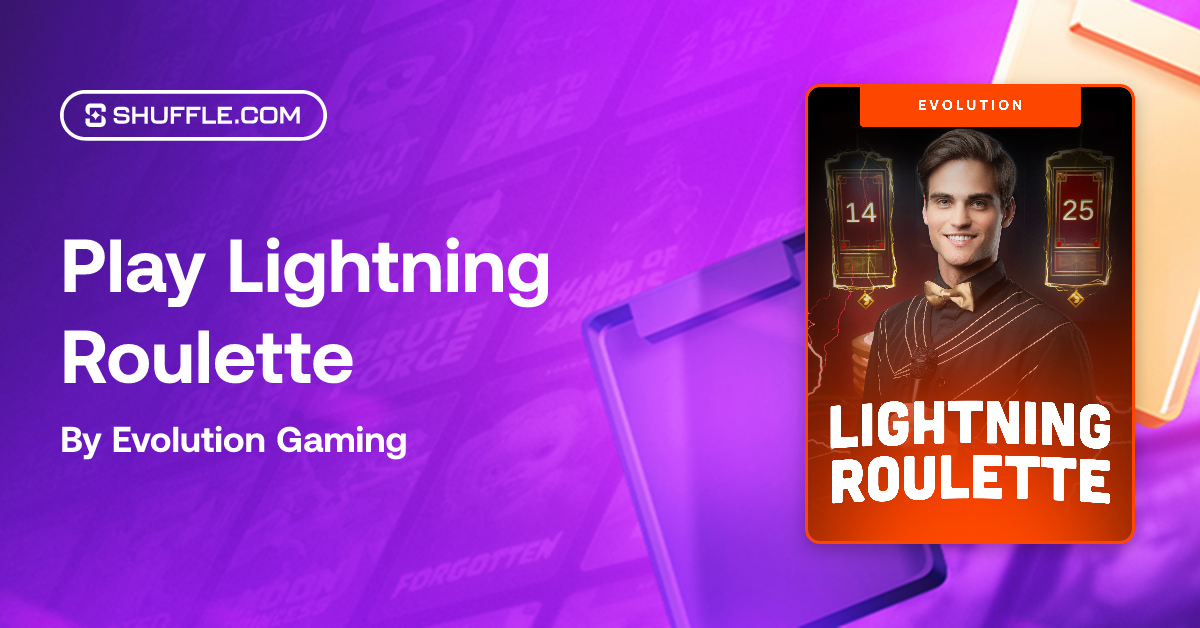 Play Lightning Roulette Gambling Game by Evolution Gaming | Shuffle ...