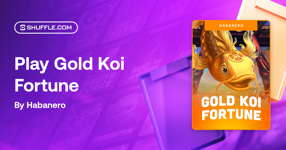 Play Gold Koi Fortune by Habanero | Shuffle - VIP Crypto Casino
