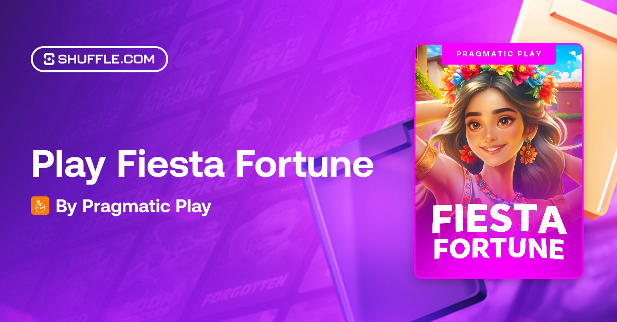 玩由Pragmatic Play制作的Fiesta Fortune | Shuffle - VIP加密货币赌场