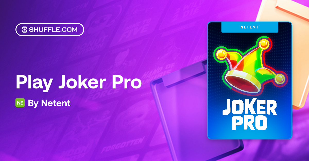 Play Joker Pro Gambling Game by Netent | Shuffle - VIP Crypto Casino
