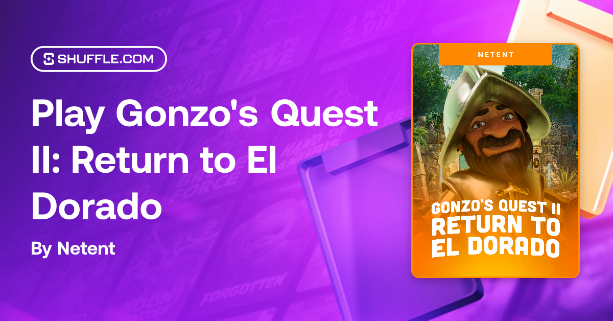 Play Gonzo's Quest II: Return to El Dorado Gambling Game by Netent ...